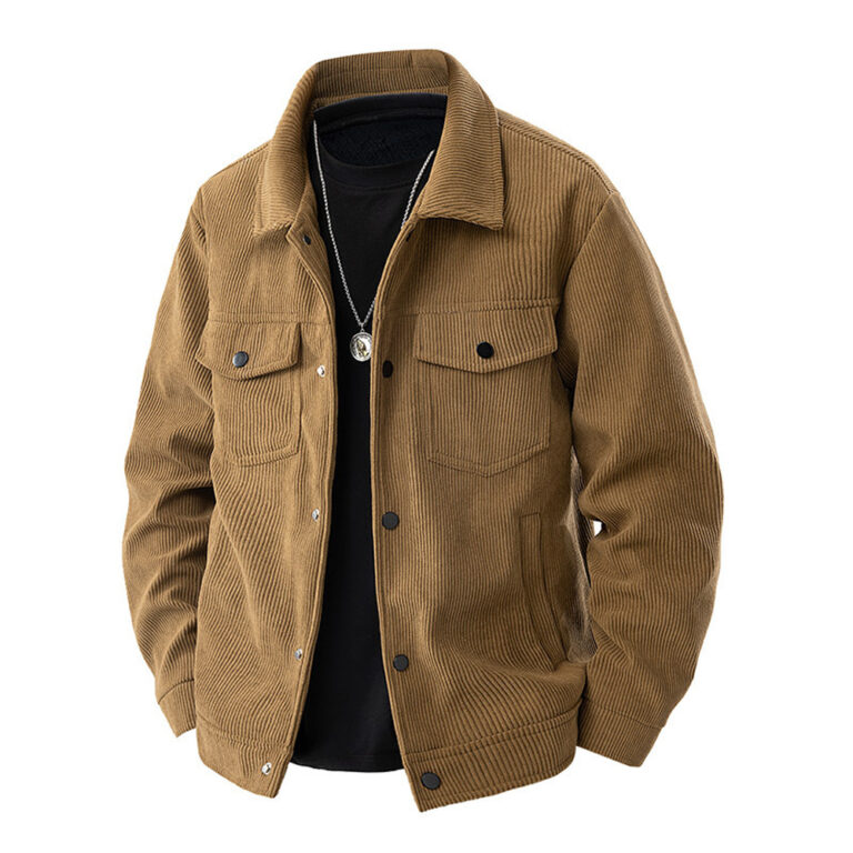 The Maverick - Effortlessly Cool Corduroy Jacket for Confident, Laid ...
